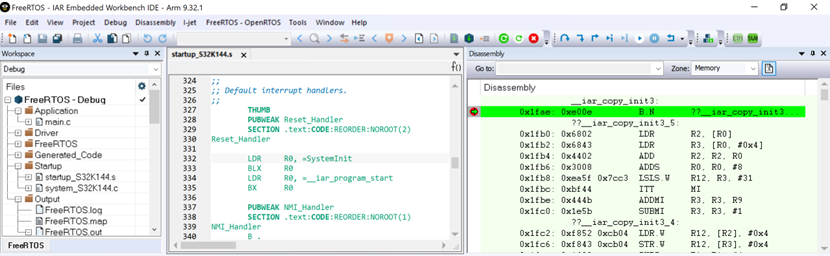 IAR Embedded Workbench中的MCU启动过程